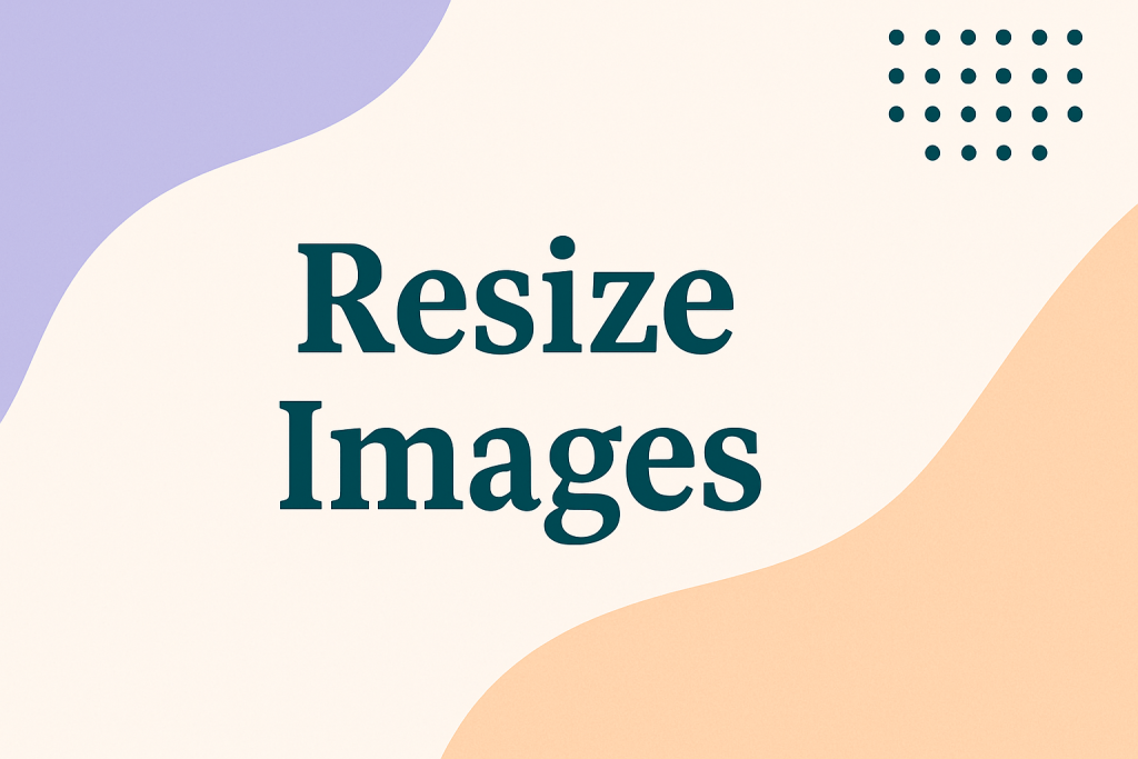Bulk Image Processing Tools - Resize File